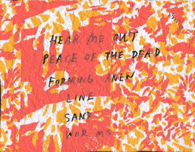 Untitled drawing (hear me out peace) - Cinders GalleryCinders Gallery